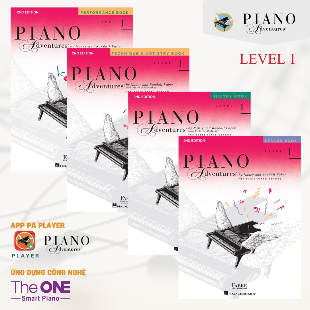 Bộ sách Basic Level 1 piano Adventures